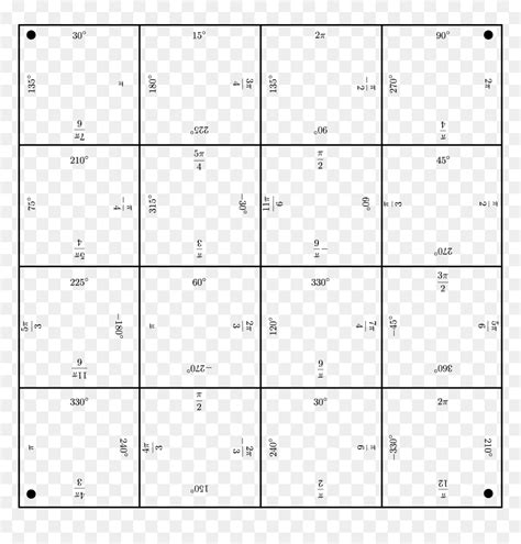 Unit Circle Square Puzzle Answers HD Png Download Vhv