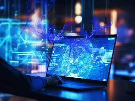 Premium Ai Image Digital Technologies Informatics Programming Hands Of Programmer On A Laptop