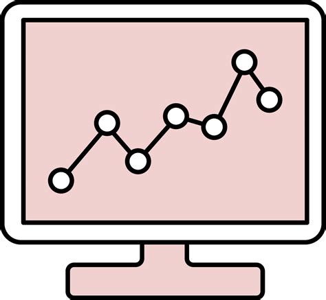 Isolated Computer Analysis Icon In Pink And White Color 24985222 Vector Art At Vecteezy