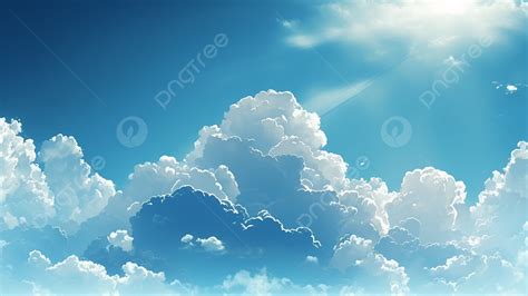 푸른 하늘 맑은 하늘 하늘빛 하늘 하늘이 배경 일러스트 및 사진 무료 다운로드 Pngtree