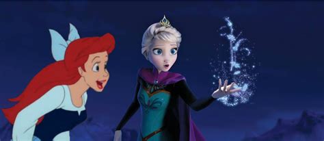 Elsa And Ariel By Aleahdani On Deviantart