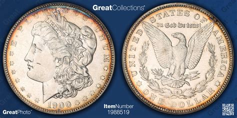 1900 Morgan Silver Dollar Doubled Wing Vam 11 Top 100 Anacs Ms 63 Pl