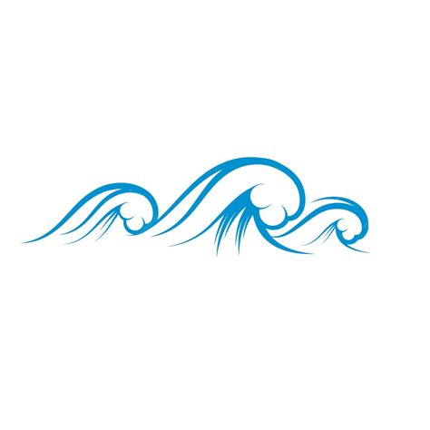 Premium Vector Water Wave Icon Vector