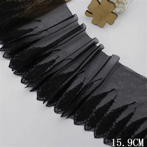 깃털 레이스 원단 자수 레이스 트림 리본 Diy 웨딩 의류 바느질 공예 브래지어 속옷 액세서리 2yds레이스 Aliexpress