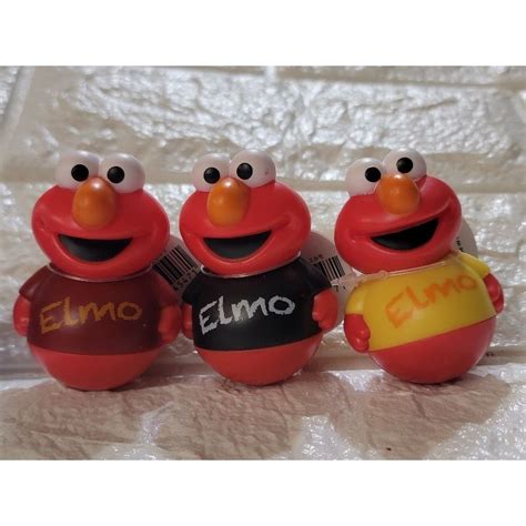 Weeble Wobble Toys Sesame Street Elmo Cookie Monster Carebears