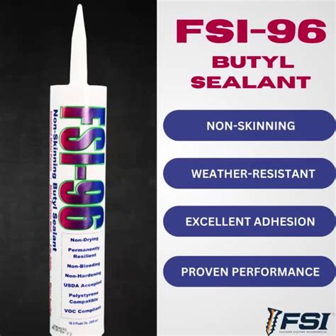 Fastener Systems Inc On Linkedin Sealant Construction Weatherproof Adhesion Versatile Fsi96…