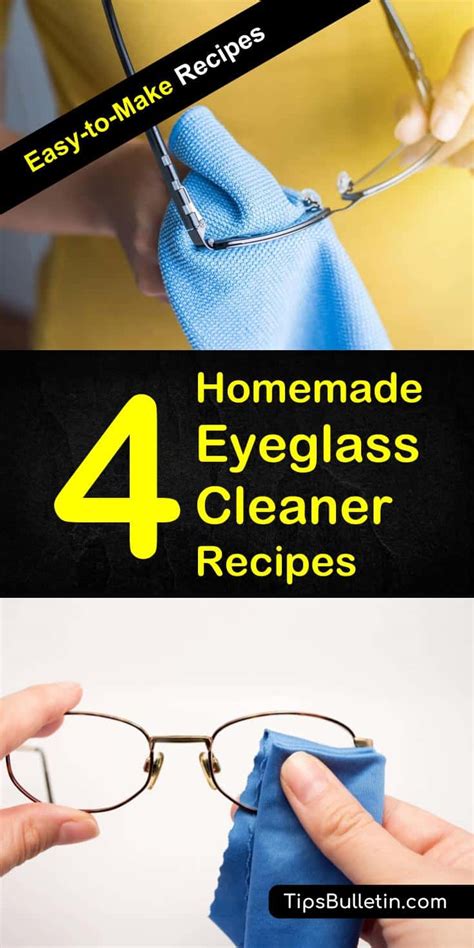 4 Homemade Eyeglass Cleaner Recipes