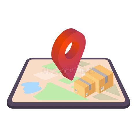 Order Tracking App For Tablet Or Smartphone Vector Stock Vector