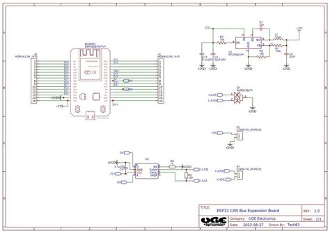 Esp32 Can Bus Expansion Board Uge Electronics Egypt