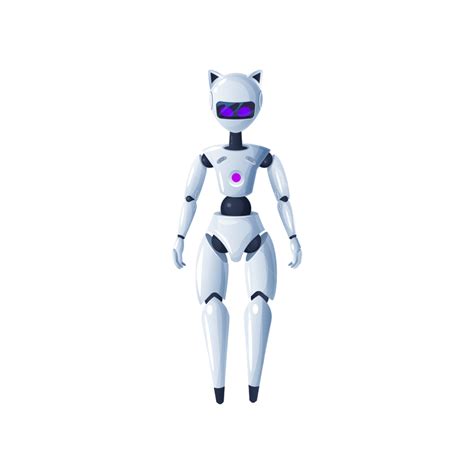 Artificial Intelligence Robotics Vector Design Images Woman Robot