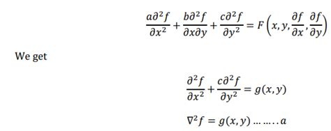 Solution Of Partial Differential Elliptical Parabolic Hyperbolic Equations And Their Relevant