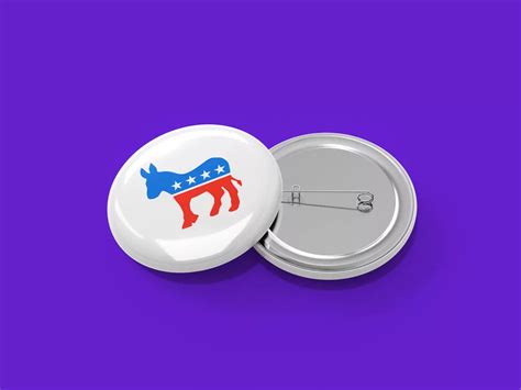 Pin Badge Button Merch Mockup The Free Mockup