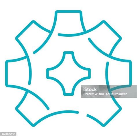 기어 아이콘 벡터 라인 아이콘 산업 초기 G 기호 기호 기호 일러스트레이션 격리 개념에 대한 스톡 벡터 아트 및 기타 이미지