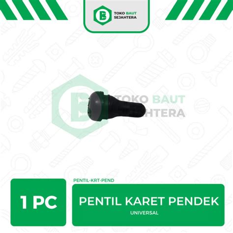 Penutup Tutup Pentil Karet Pendek Ban Tubeless Tubeles Tubles Tubless Lazada Indonesia