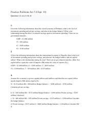 Econ Practice Problems Pdf Practice Problems Set Chpt Questions