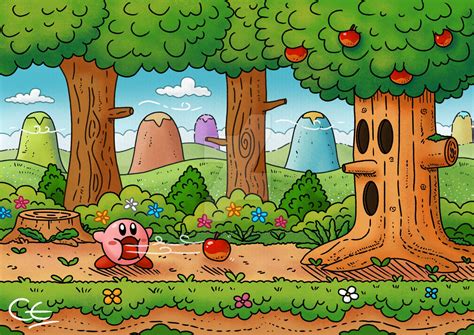 Whispy Woods Kirby By Kokiricraigart On Deviantart