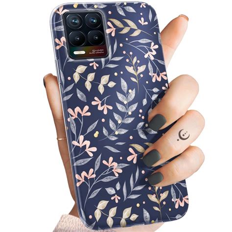 Etui Do Realme 8 8 Pro Wzory Floral Botanika Bukiety Obudowa