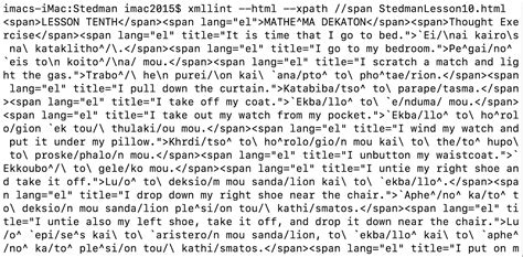 Xpath And Xpath Expressions In Xmllint