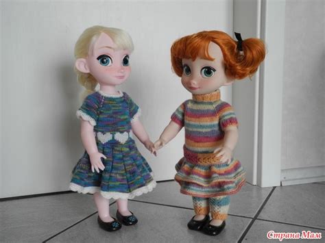 Платье спицами для Эльзы - "Волшебный мир DISNEY". - Страна Мам