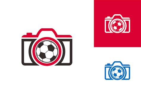 축구 카메라 로고 템플릿 디자인 벡터 엠블럼 디자인 개념 창조적 인 기호 아이콘 0명에 대한 스톡 벡터 아트 및 기타 이미지 0명 Championship 개념