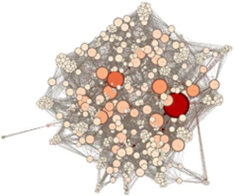 Example Of Network Visualization Size Of A Node Refers To Its Degree