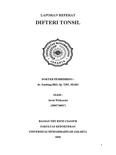 Difteri Tonsil Pdf