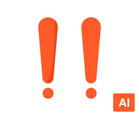 느낌표 일러스트 Png Ai 무료 다운로드 2023년 리틀딥