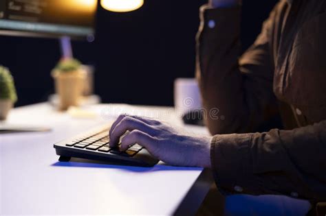 Programmer Installing Fortified Code On Pc To Prevent Cyberattacks