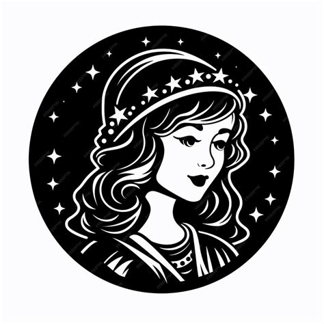 Premium Ai Image Christmas Mexican Girl Black White Hand Drawn