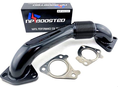 2001 2016 Exhaust Up Pipe W Gaskets Fits Lb7 Lly Lbz Lmm Lml 66l Dur