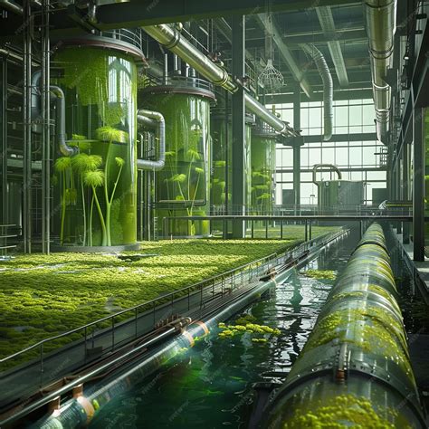 Algae Biofuel Production Algae Farms And Biofuel Technology Premium