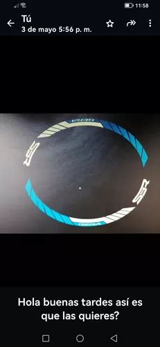 Líneas Reflectivas Para Rin Moto Bera Sbr Varios Colores Mercadolibre