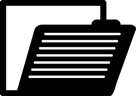 Vector Style Folder Icon 25323495 Vector Art At Vecteezy