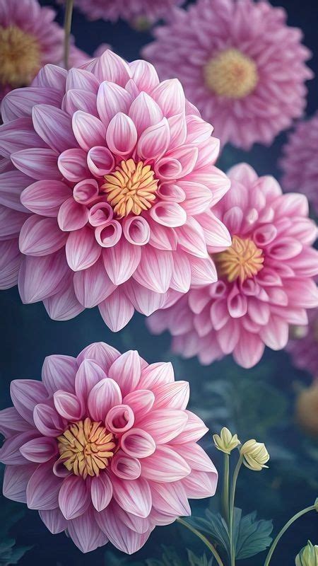 Wallpaper Flowers Art 3d Цветочные картины Цветочные фоны Красивые цветы