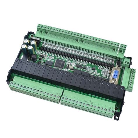 ♠2x fx3u 48mr rs485 rtc real time clock 24 input 24 relay output 6
