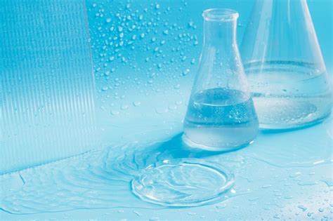 Premium Photo Empty Podium With Glass Labware Flask Bowl Platform