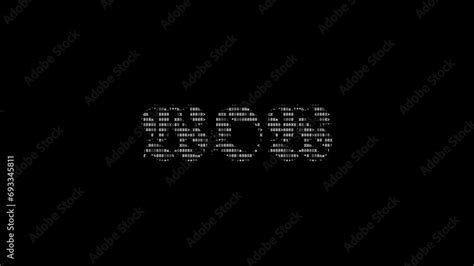 Wow Ascii Animation Loop On Black Background Ascii Code Art Symbols Typewriter In And Out