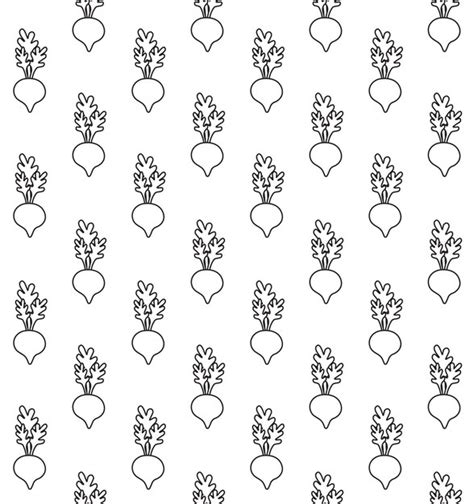 Premium Vector Vector Seamless Pattern Of Beet Root