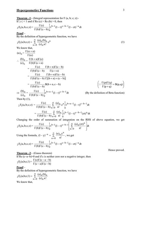 Solution Simplified Hypergeometric Functions Studypool