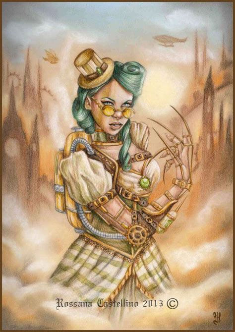 33 Ideas De Lápiz Color Arte Steampunk Ilustraciones Animales Steampunk