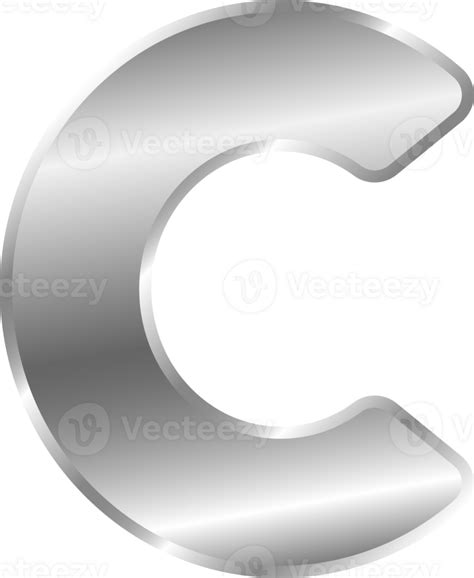 Plata Alfabeto Letra C 36030674 Png