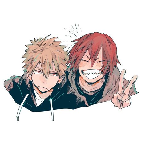 Boku No Hero Academia Katsuki Bakugou Kirishima Eijirou Kiribaku