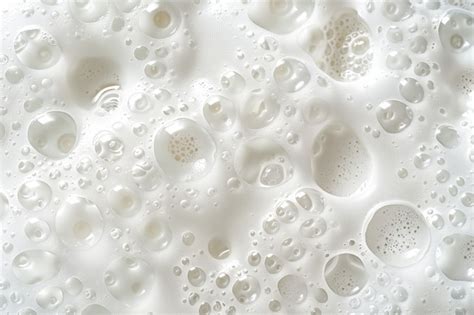 Белый пенный фон Ai сгенерированное изображение