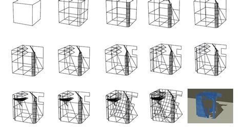 Architecture Interior Cube Transformations