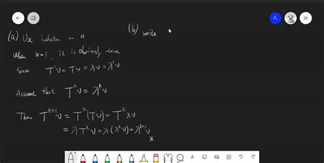 SOLVED Suppose T ℒ V and λ𝐅 Prove that λ is an eigenvalue of T if and only if λ is an