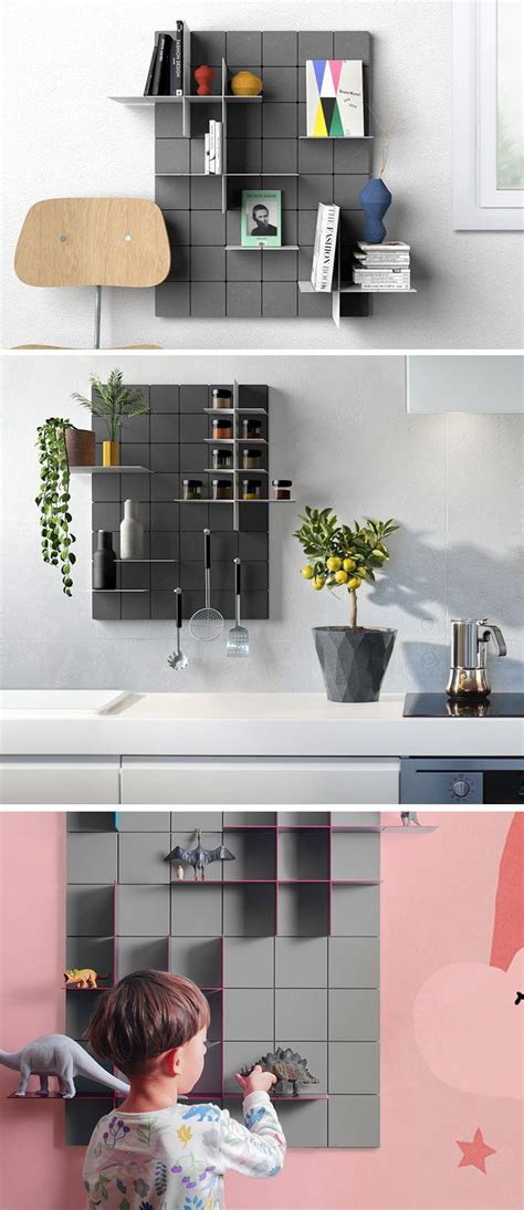 This Playful No Screw No Glue Shelf Uses Modular Interlocking Pieces And Your Imagination