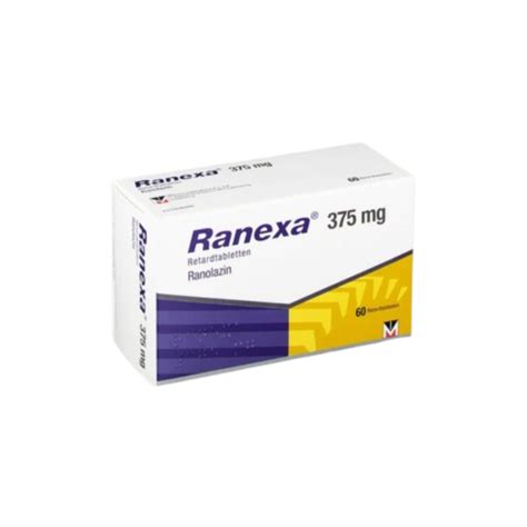 Ranexa 375 Mg Ranolazine Tablets 60 Count Nahdi
