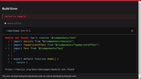 tharusha amarasooriya on linkedin next js module not found can t resolve
