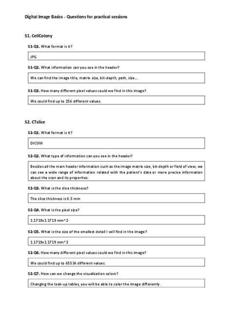imagej practical questions or digital image basics pdf