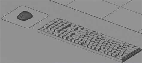 3d Computer Keyboard Model Turbosquid 1627004